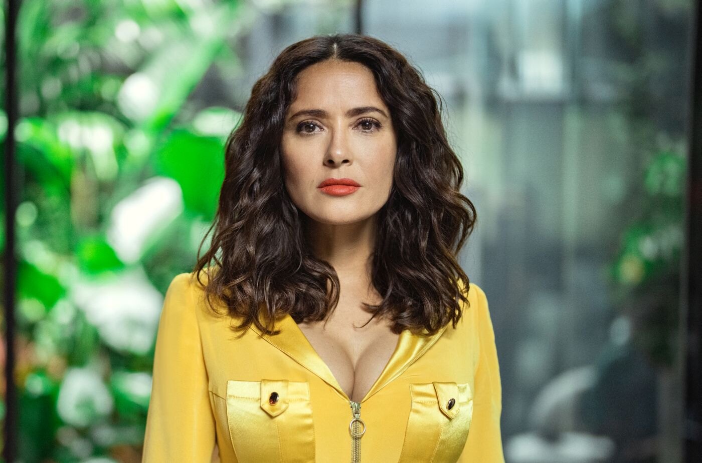 Salma Hayek, hvězda nejnovější série Black Mirror, zveřejnila fotku v ...